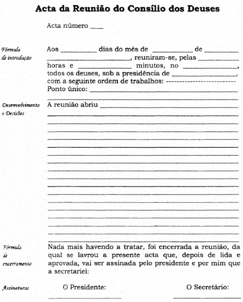 Exemplo De Uma Acta Feita